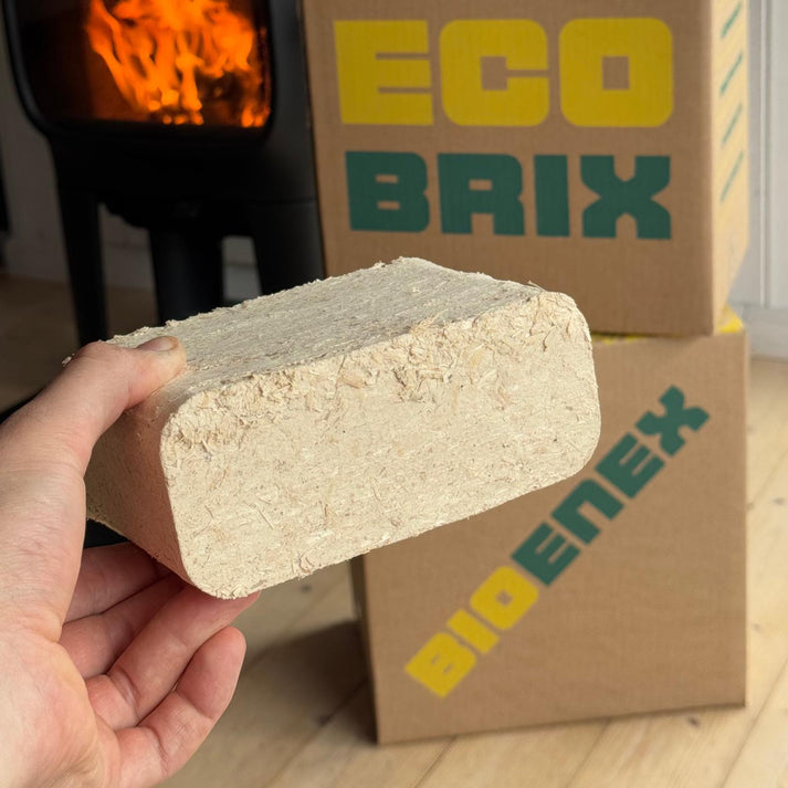 EcoBrix Zaagsel Briketten – Heet, schoon & onderhoudsarm | Bioenex ...